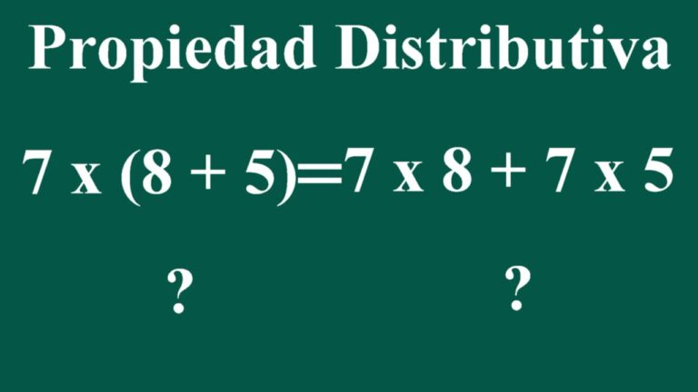 Descubre Ejemplos de la Propiedad Distributiva: Aprende de Forma ...