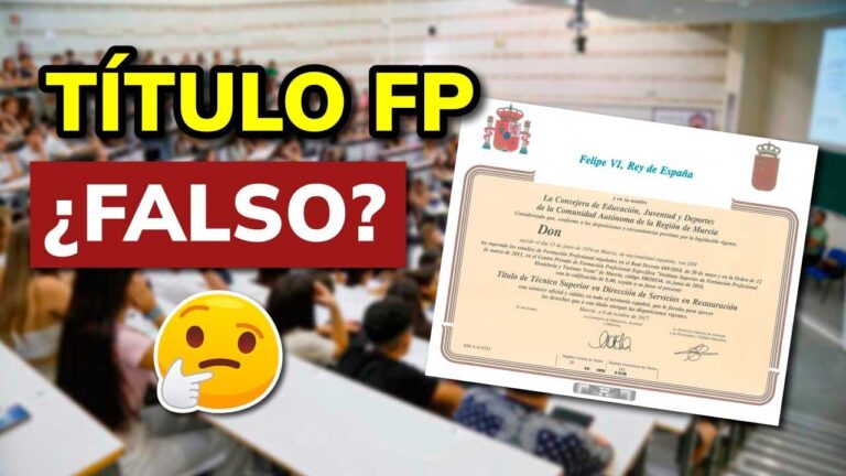 Descubre cómo identificar si un título de FP es falso: Guía completa ...